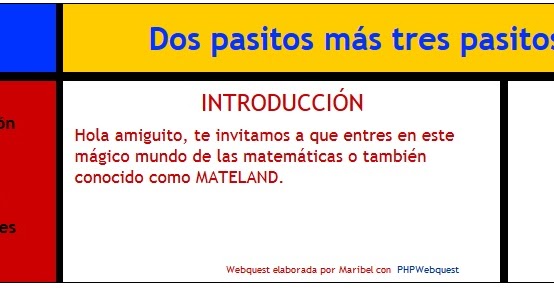 Jugar es educar: Dos pasitos mas tres pasitos