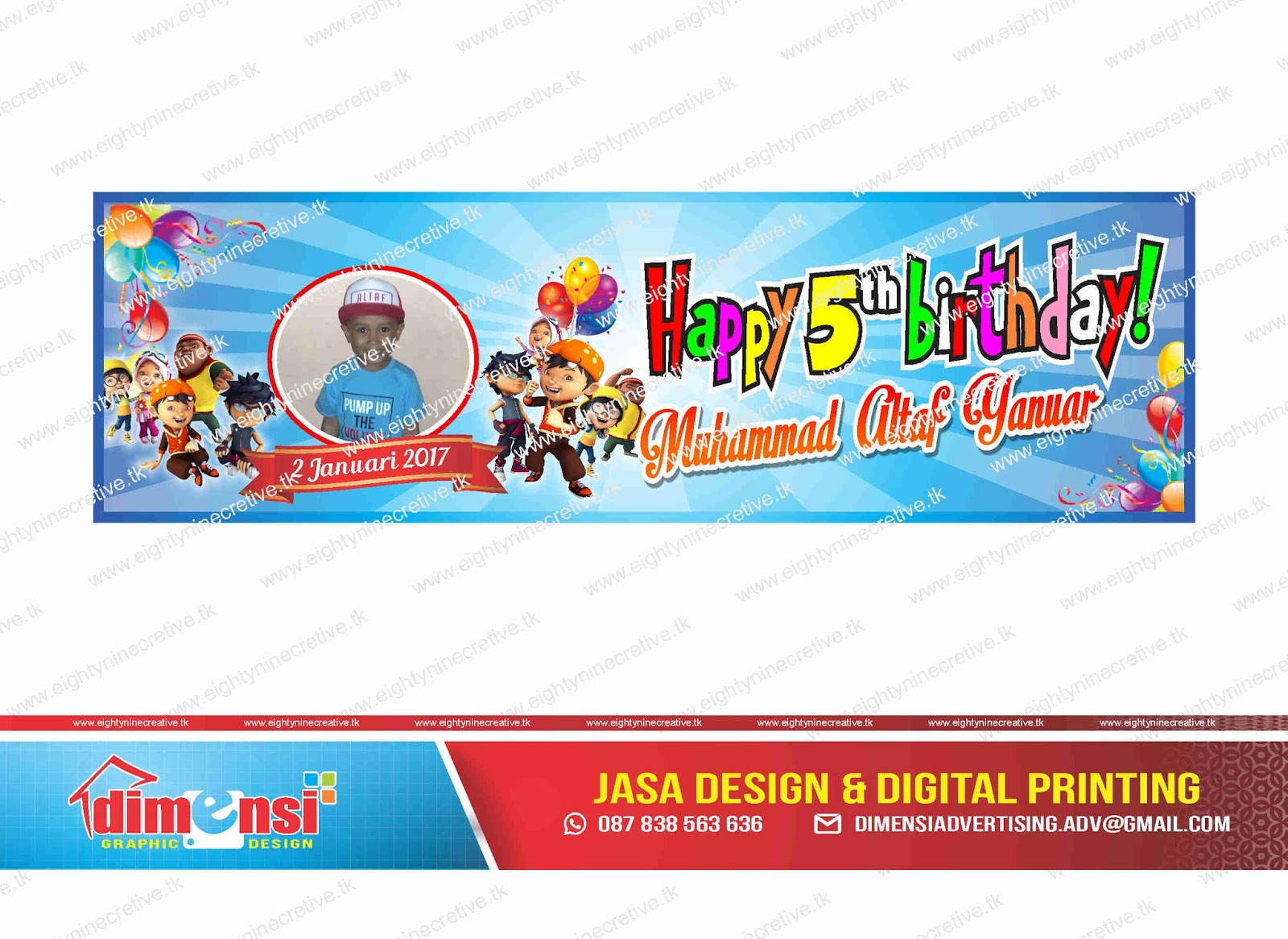 Inspirasi 33+ Spanduk Ulang Tahun Anak Cdr