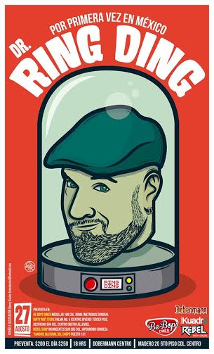 El emblemático músico alemán Dr. Ring Ding visita la Ciudad de México. | Dtm prueba