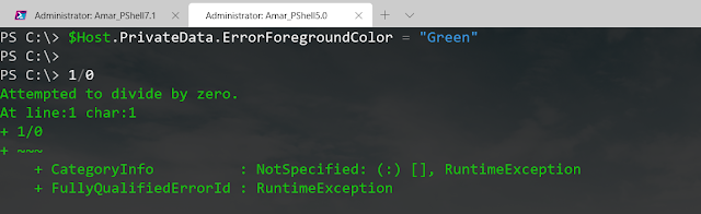 Powershell Tip : How to Change the Error Foreground Color in PowerShell