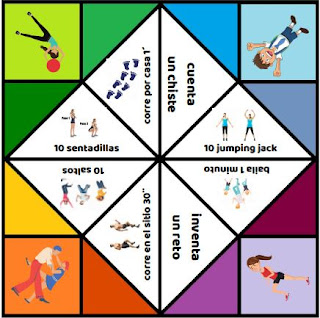 EDUCACIÓN FÍSICA : COMO FACER UN COMECOCOS DE PAPEL CON RETOS