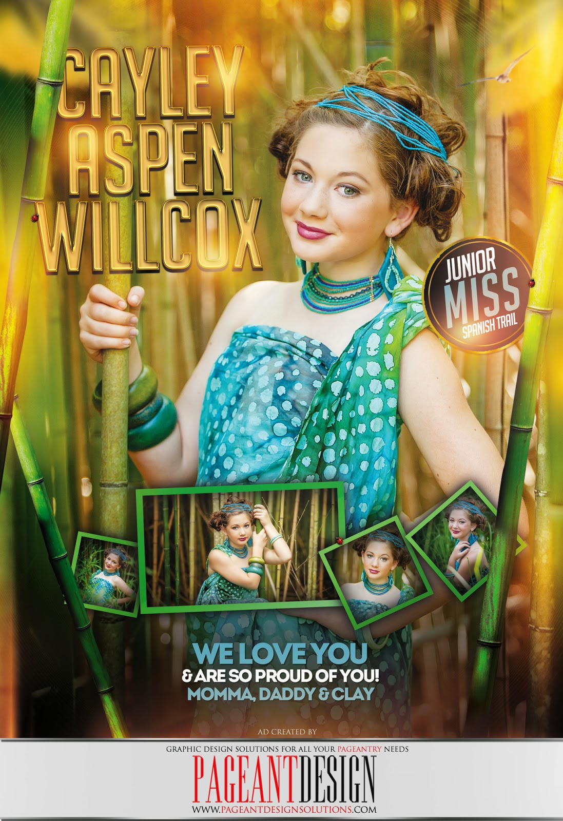 PAGEANT DESIGN | blog: Check Out Some Of Our Latest Pageant Ad Design ...