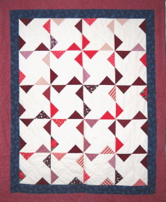 Curlicue Creations: Fast and Easy! Patriotic Paper Pieced Pinwheel X ...