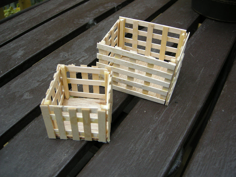 ANY HOW TOWN: Building Popsicle Stick Cages, even more options