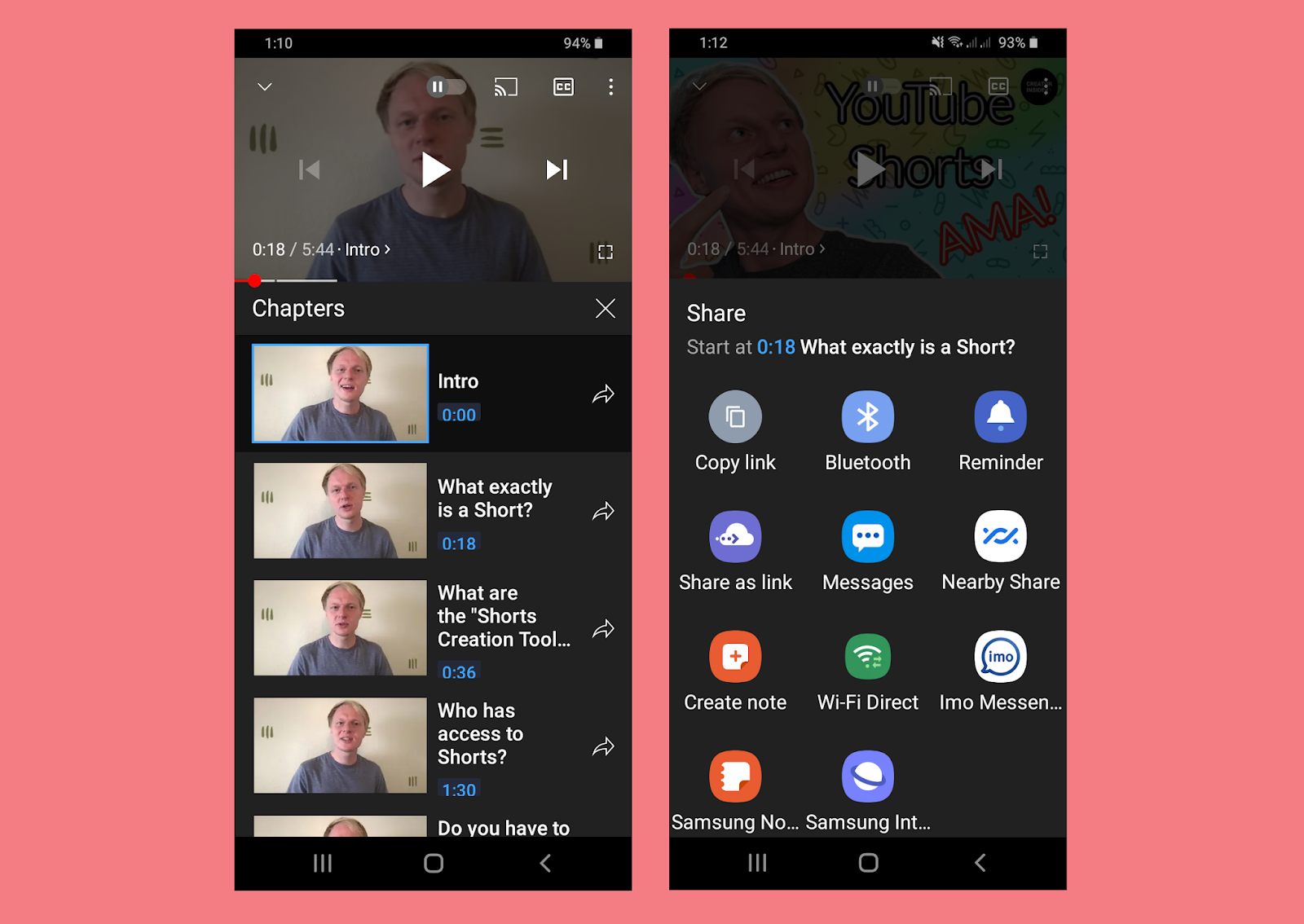 Sharing links of YouTube videos with Chapters is now becoming more ...