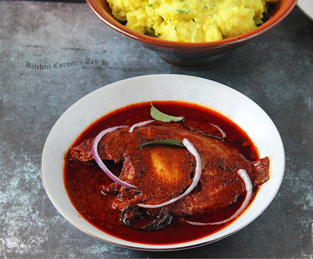 Kallu Shappu Karimeen Curry | Kerala Toddy Shop style Pearl spot Fish Curry