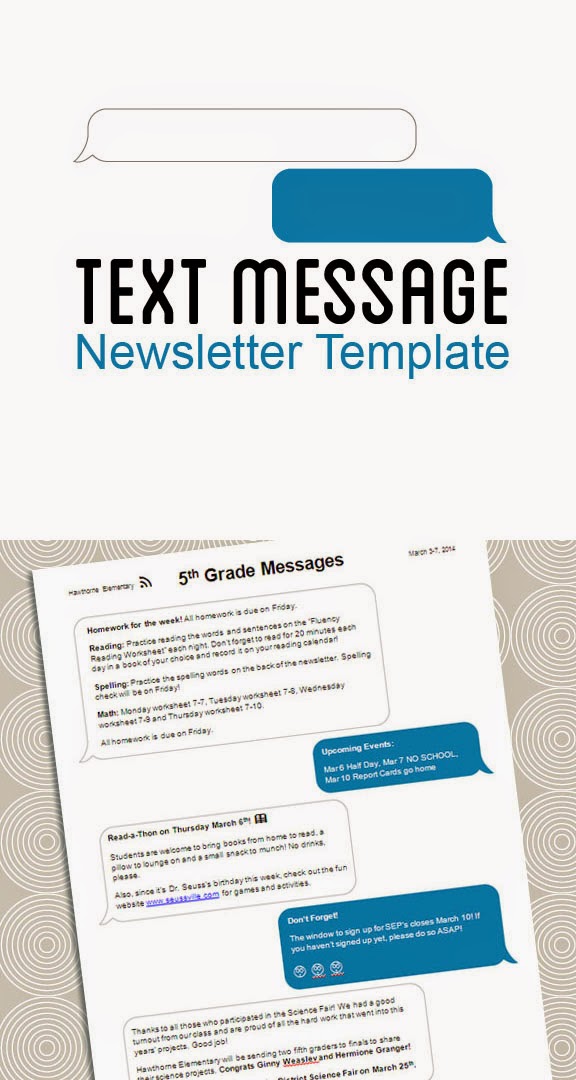 Sue Pal Text Message Newsletter Template Sue Pal Text Message Newsletter Template