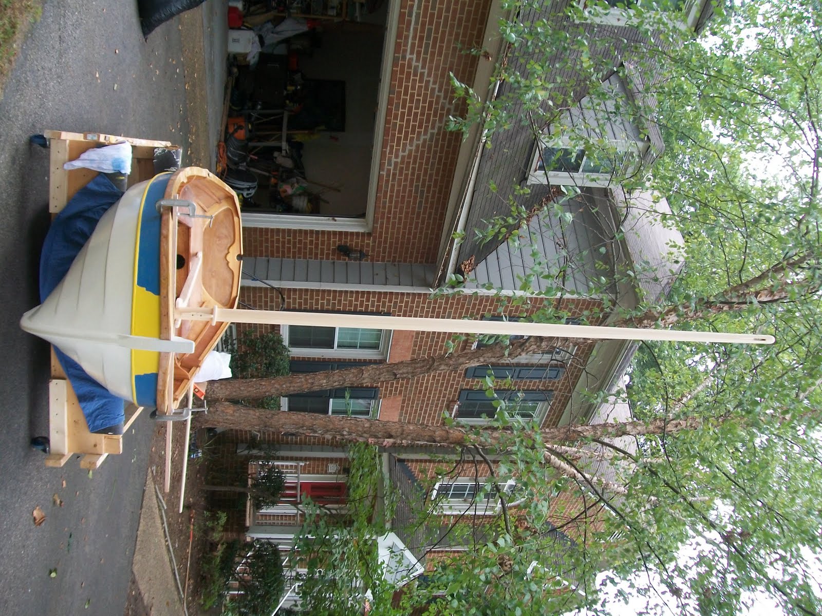 Building the Penobscot 14 Sailboat: Masts, Booms, Spars, the fitting ...