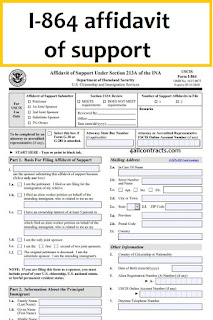 form i 864 affidavit of support | Sample contracts