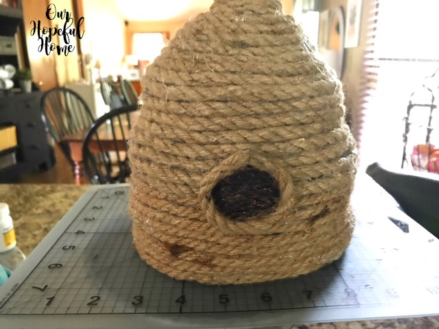 Our Hopeful Home: How To Make A Bee Skep