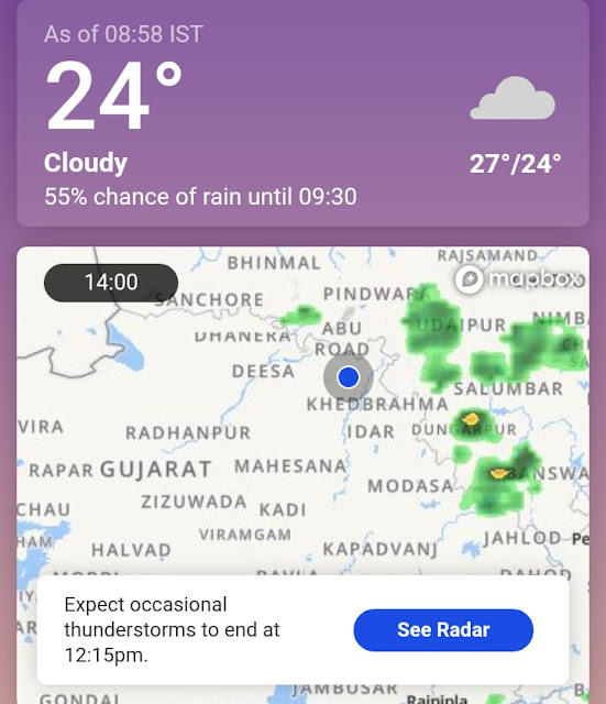Live Weather & Radar App For India - RDRATHOD.IN