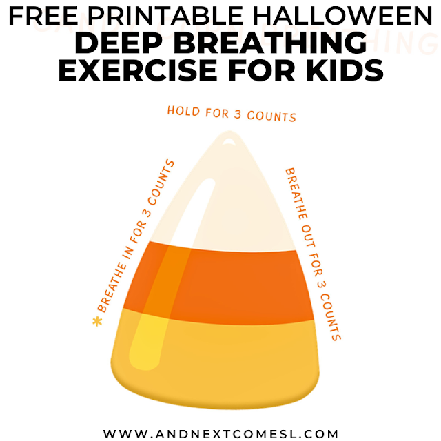 Candy Corn Deep Breathing Exercise {Free Printable Poster Included ...