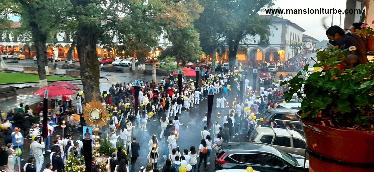 Celebration of Corpus Christi (Body of Christ) in Pátzcuaro
