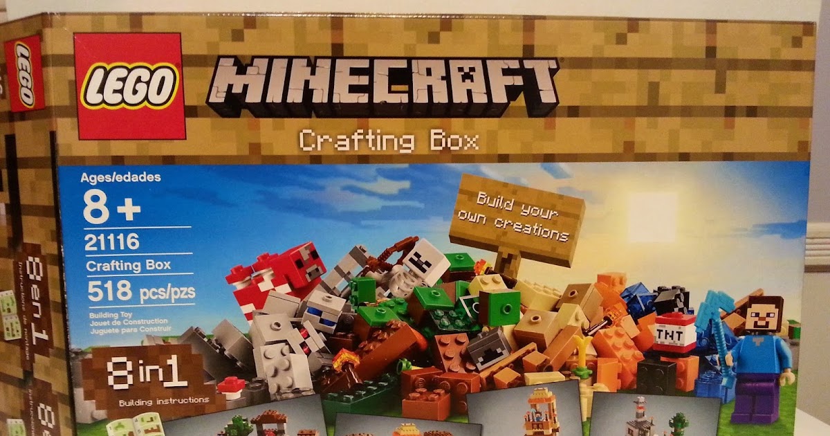 Toys and Bricks!: LEGO® Minecraft: "Crafting Box" Review