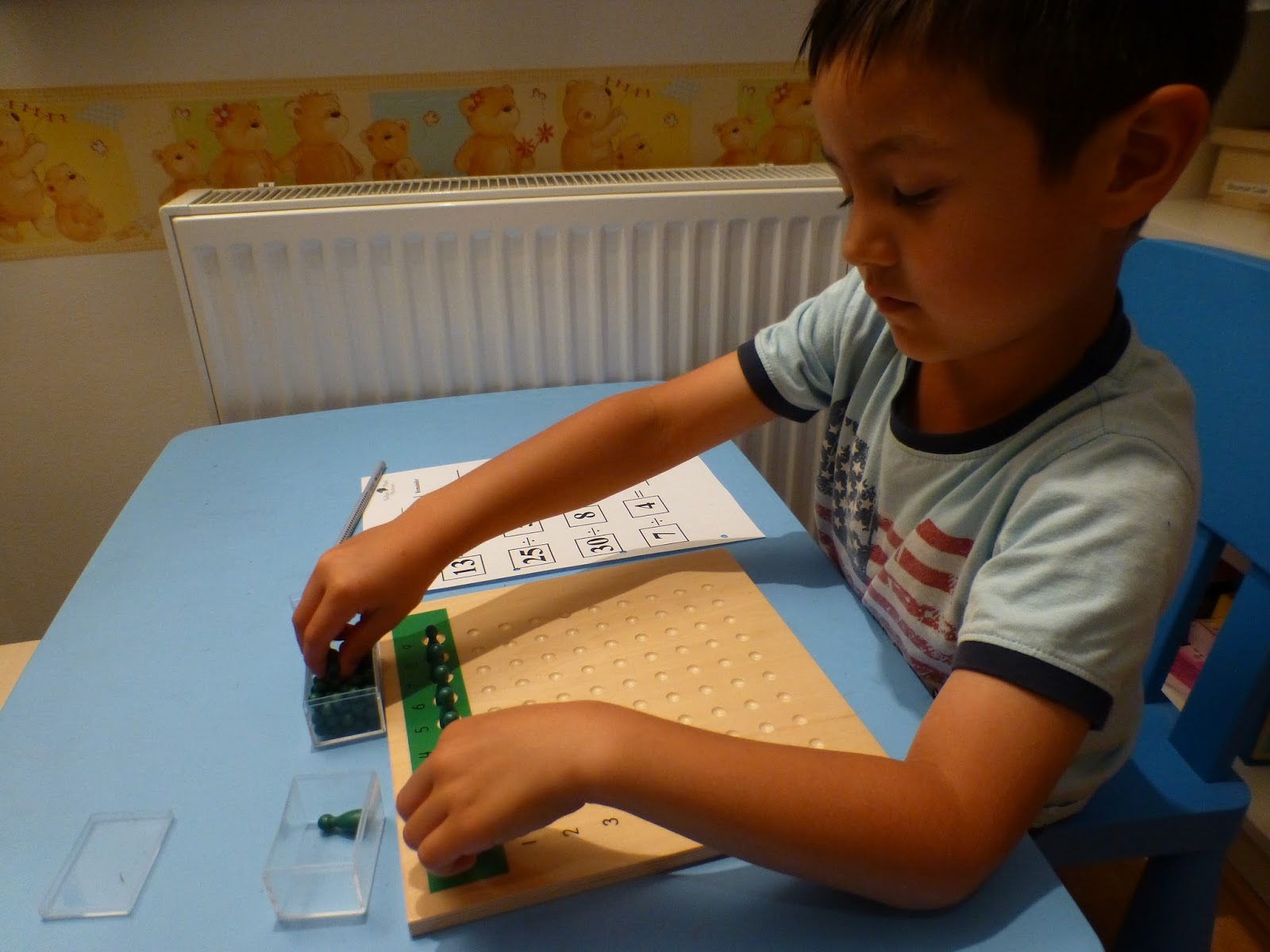 Family FECS: Montessori Activity: Division Board - Dynamic Division ...