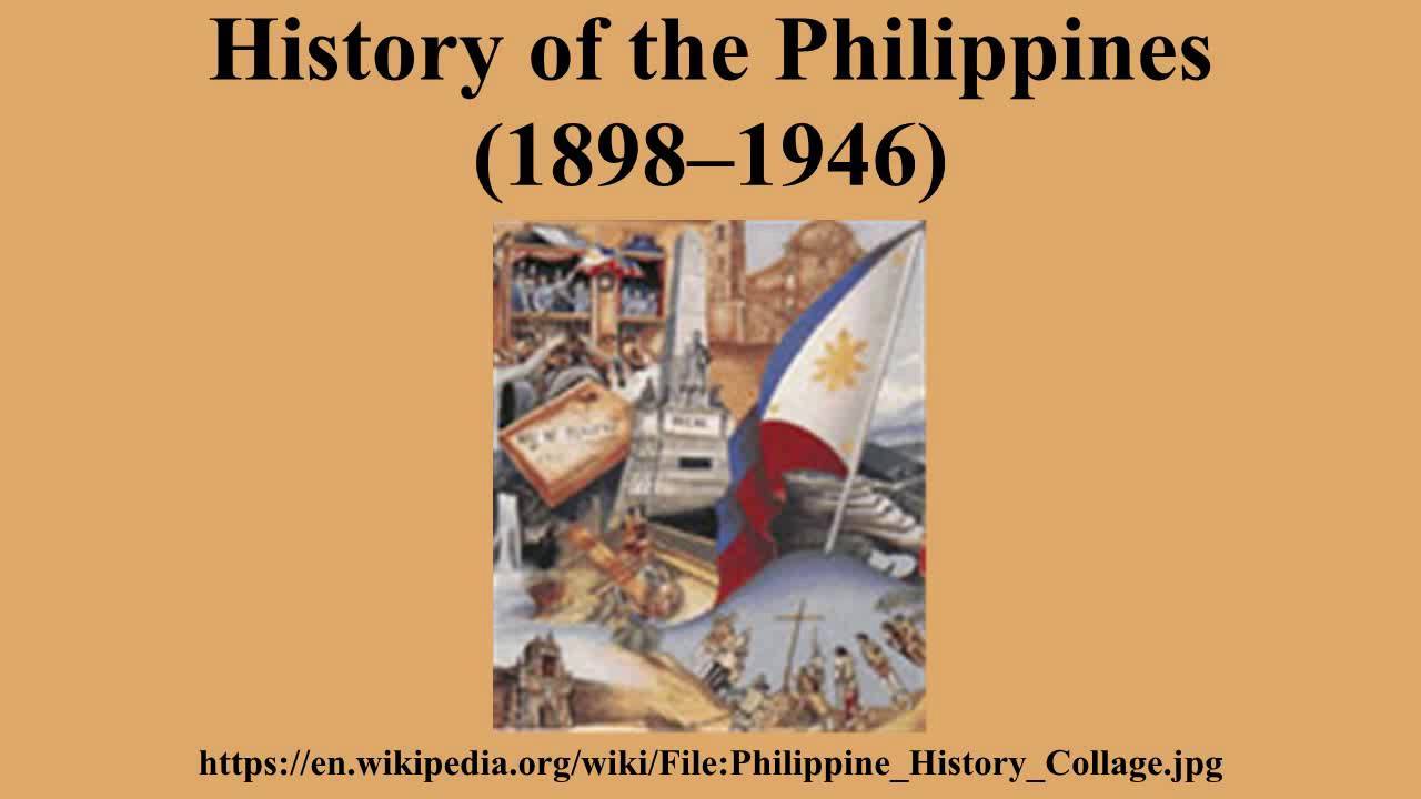 History of the Philippines (1898-1946)