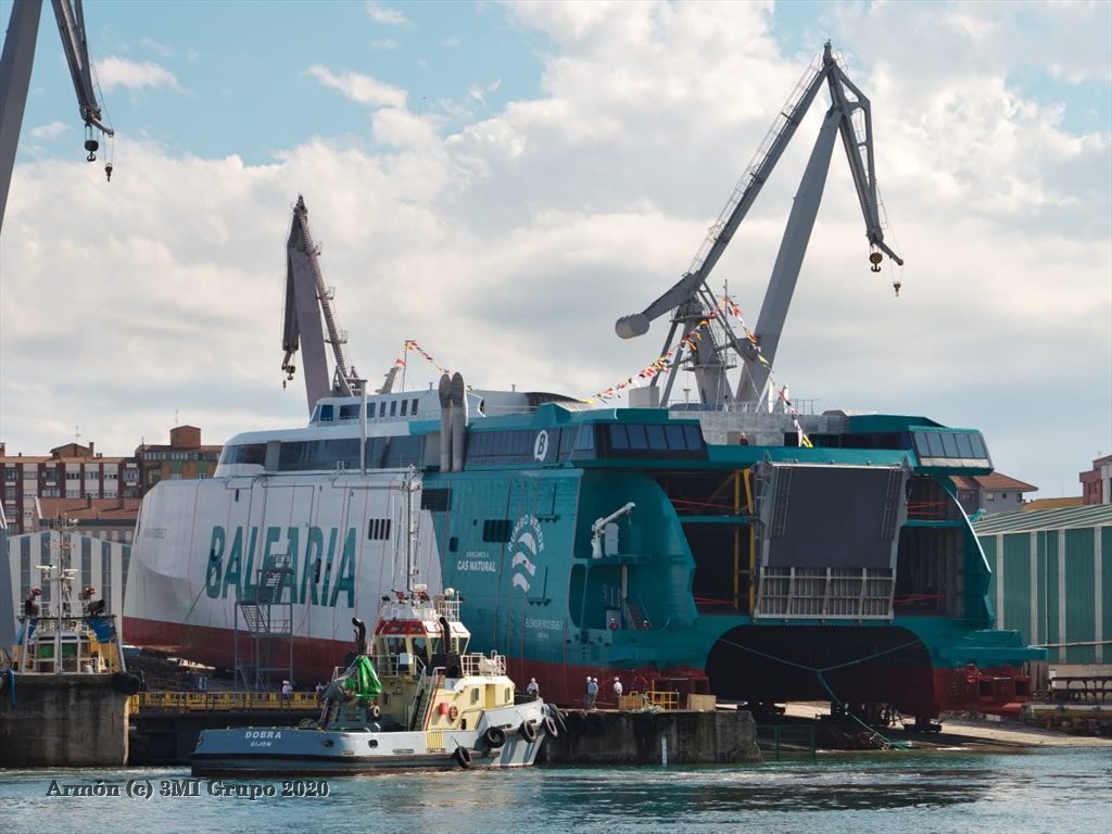 Industria naval española: El primer fast ferry del mundo para Balearia ...