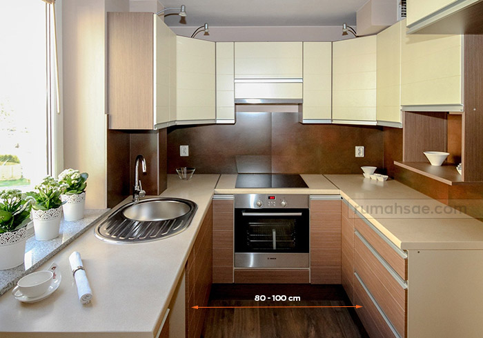 Ukuran Minimal dan Idealnya Kitchen Set - Rumah Sae
