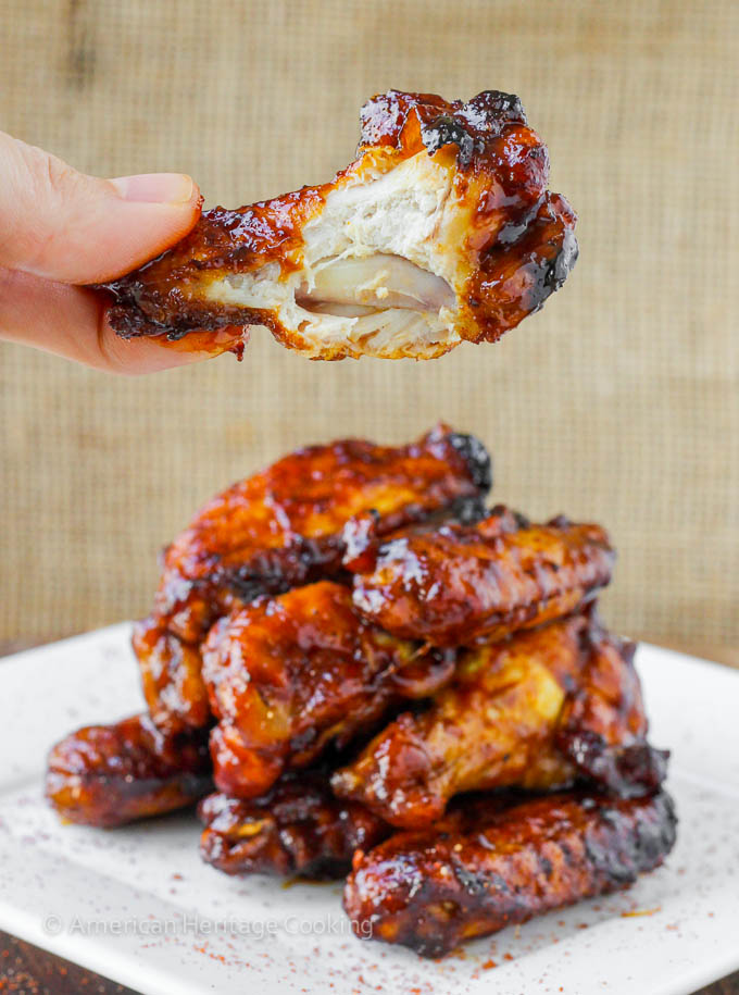 SAUCY CHIPOTLE MAPLE BAKED CHICKEN WINGS | Blogger Delicious Food