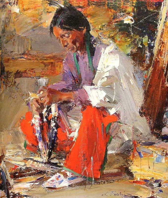 Nicolai Fechin (1881-1955) Impressionist painter | Painting, Nicolai ...