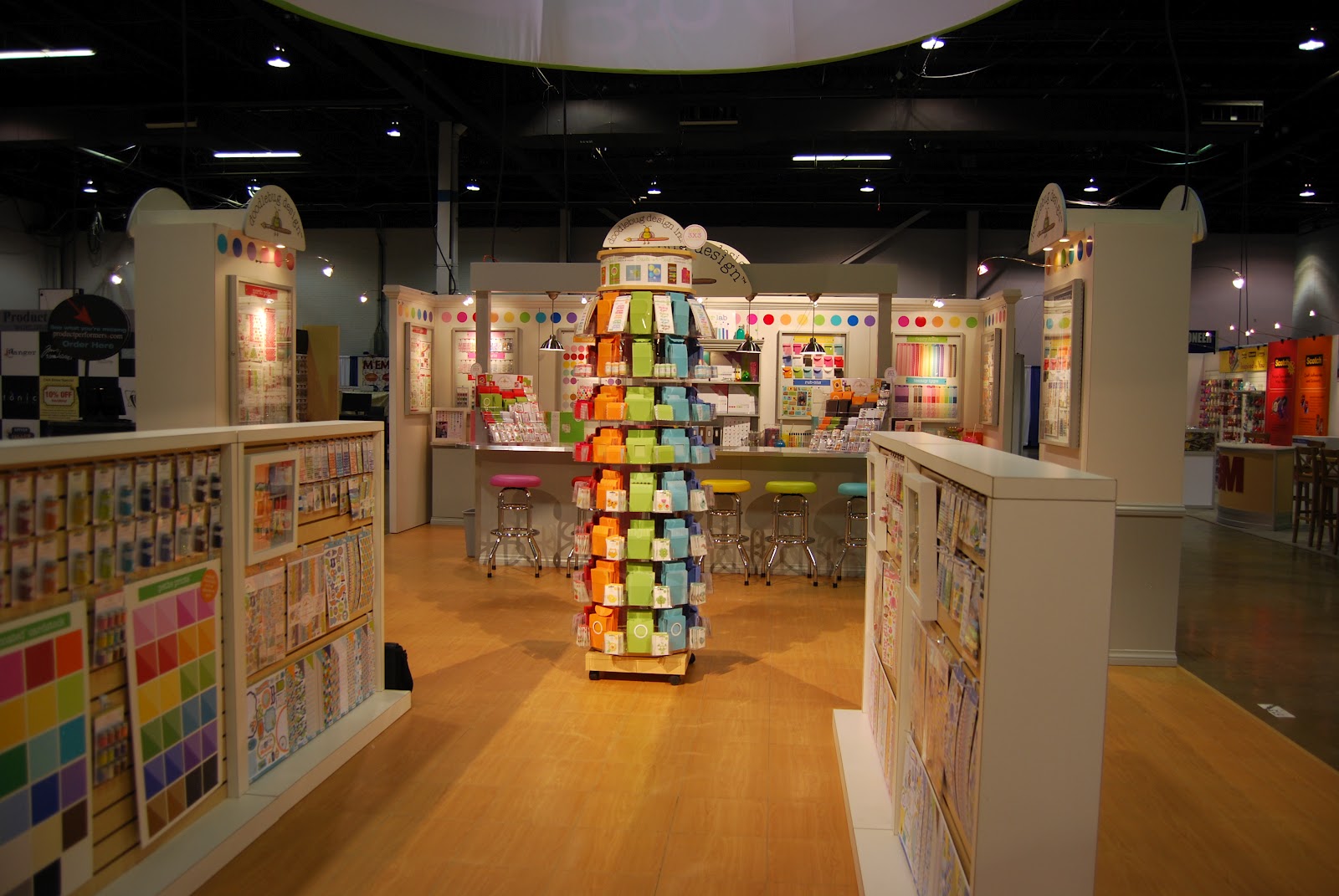Doodlebug Design Inc Blog: CHA Summer Booth Set-up