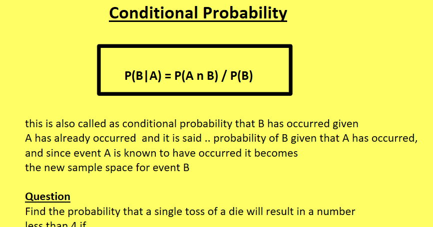 data-w-dash: conditional probability - question and answer