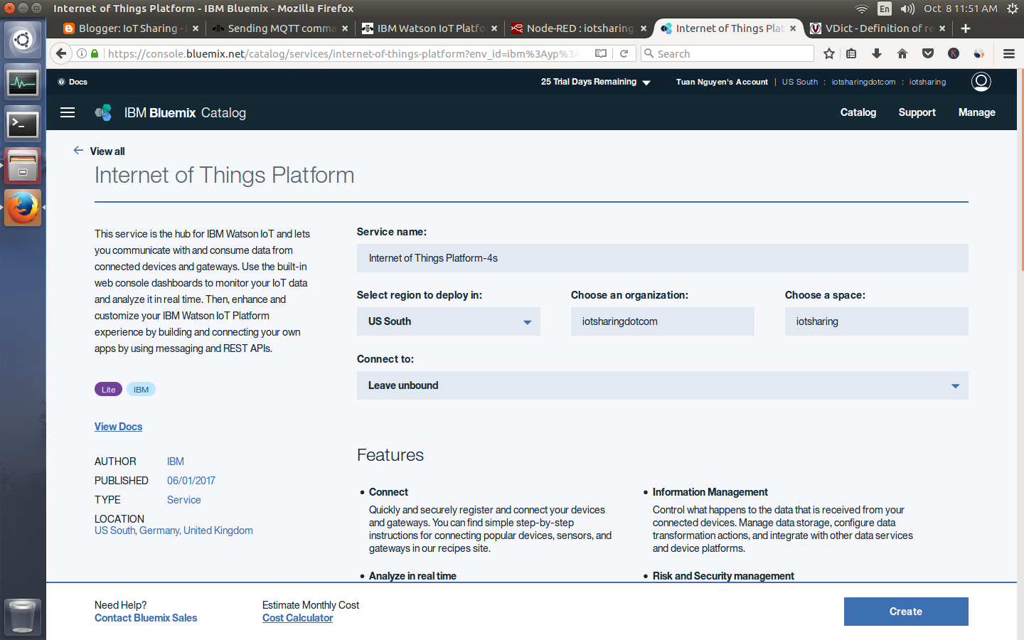 Demo 33 Monitor And Control Esp32 Via Ibm Bluemix Watson Iot Platform