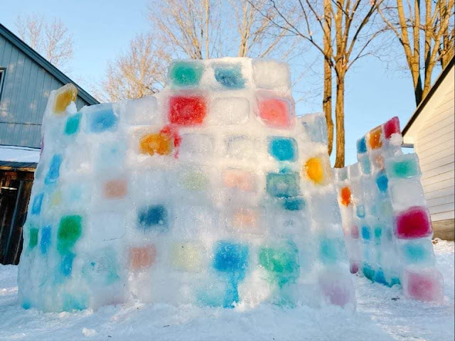 Patti Friday: How to Build an Ice Castle by The Art Stadium Ontario Canada