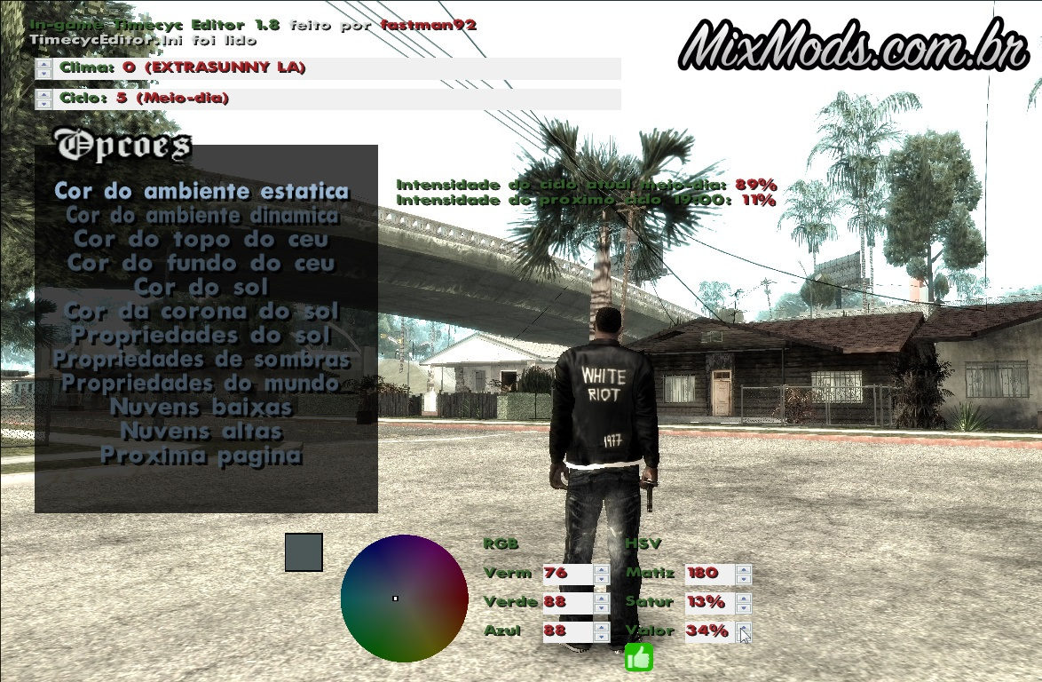 In-game Timecyc Editor - MixMods - Mods para GTA SA e outros