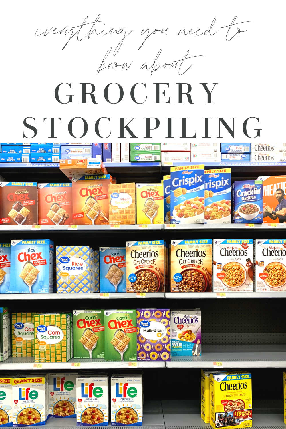 A Grocery Stockpiling Guide: How and When to Save
