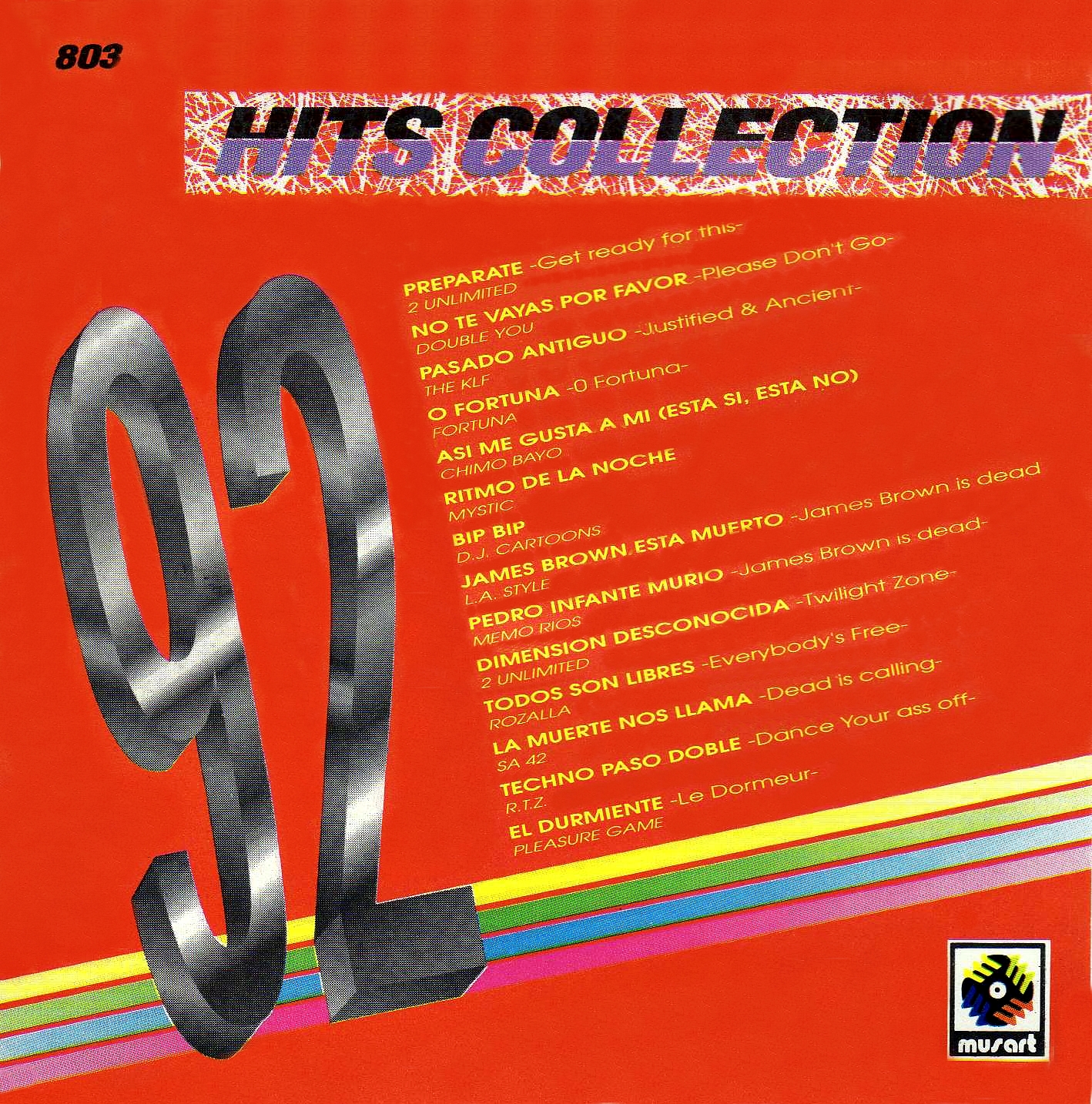 90's Mix Dance Pop: Various – Hits Collection 92