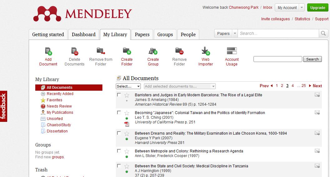 Windward Stories: Mendeley