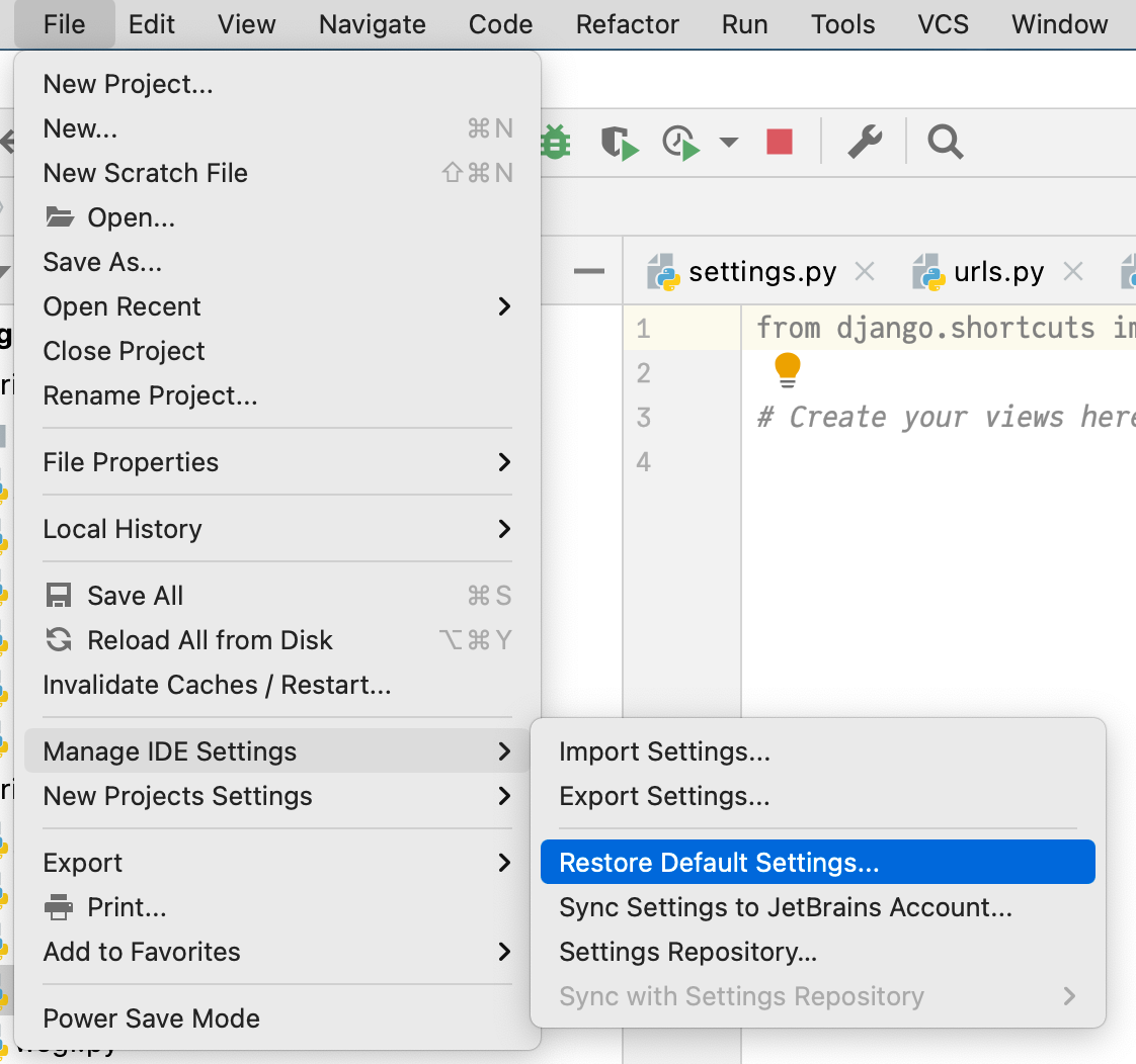 Pycharm unresolved reference - expresspilot Pycharm unresolved reference - expresspilot