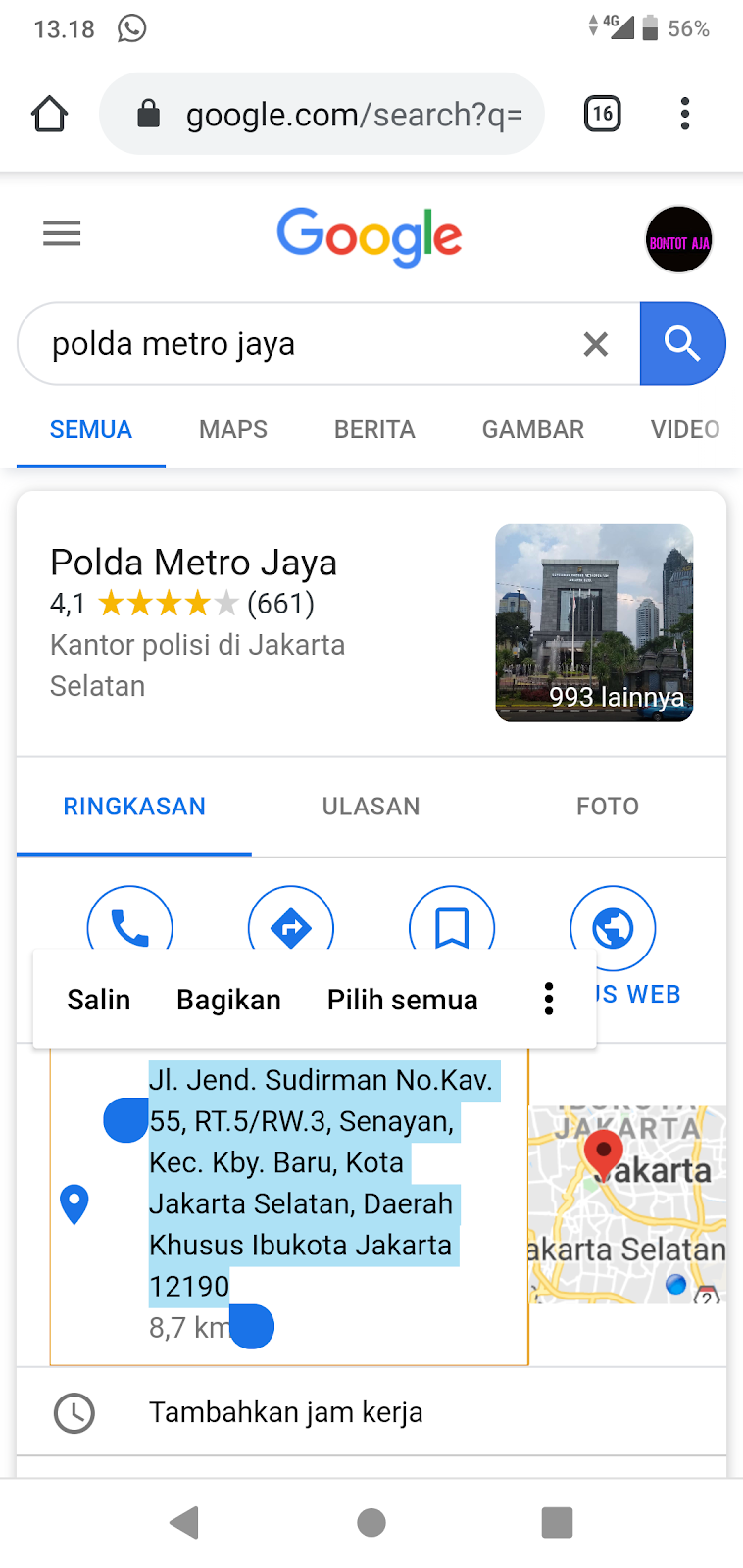 Cara membuat QR barcode lokasi menggunakan handphone