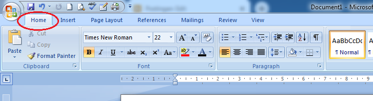 LOKSUN JASA: Mengenal Menu dan Submenu pada Microsoft Office Word 2007