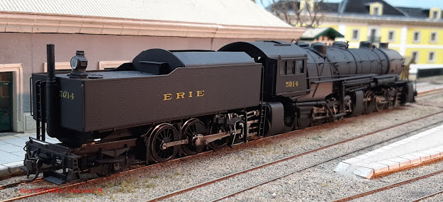 Taller RENVERA: ERIE Railroad 5014. TRIPLEX Locomotive. Baldwin 2-8-8-8-2