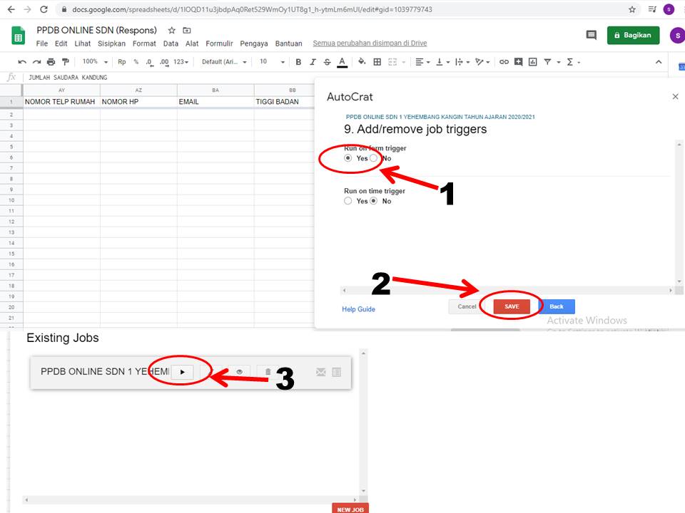 TUTORIAL MEMBUAT PPDB ONLINE DENGAN GOOGLE FORMULIR