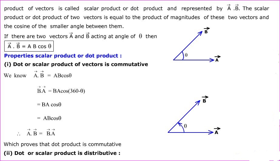Resolution of a vector in a plane, rectangular components, Scalar and ...