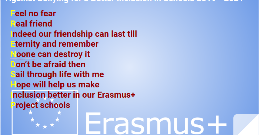 ABIS-Against Bullying For a Better Inclusion in Schools: Acrostics ...