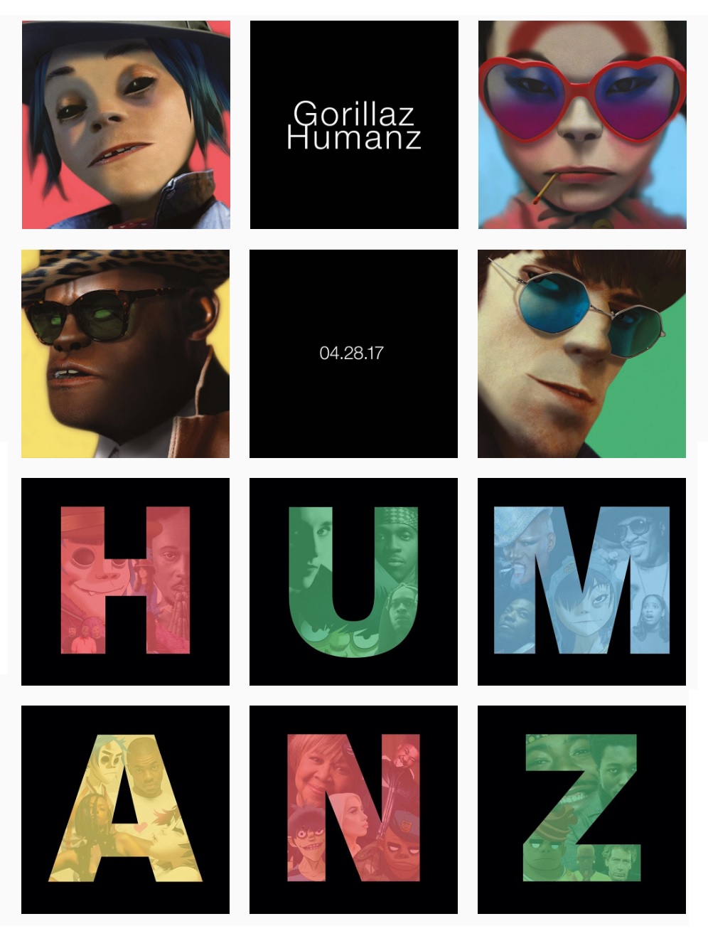 'Humanz' - nowy album Gorillaz ukaże się 28 kwietnia 2017 roku! | Youdeetah