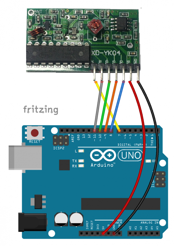 ROBÓTICA CON ARDUINO: RADIO_F YK04