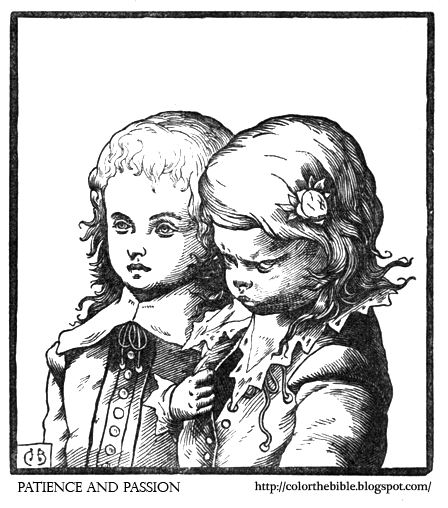 Color the "Patience and Passion" Children... | Color The Bible