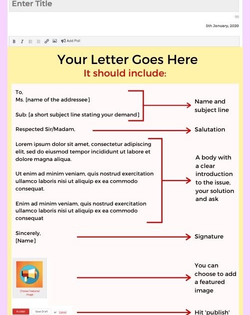 How To Write An Open Letter ~ Thankyou Letter