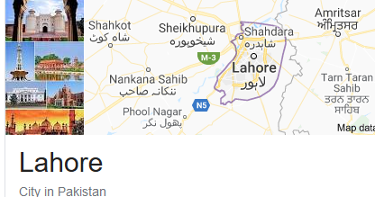 Lahore City of Pakistan Postal/ZIP Codes - Pk Live Info