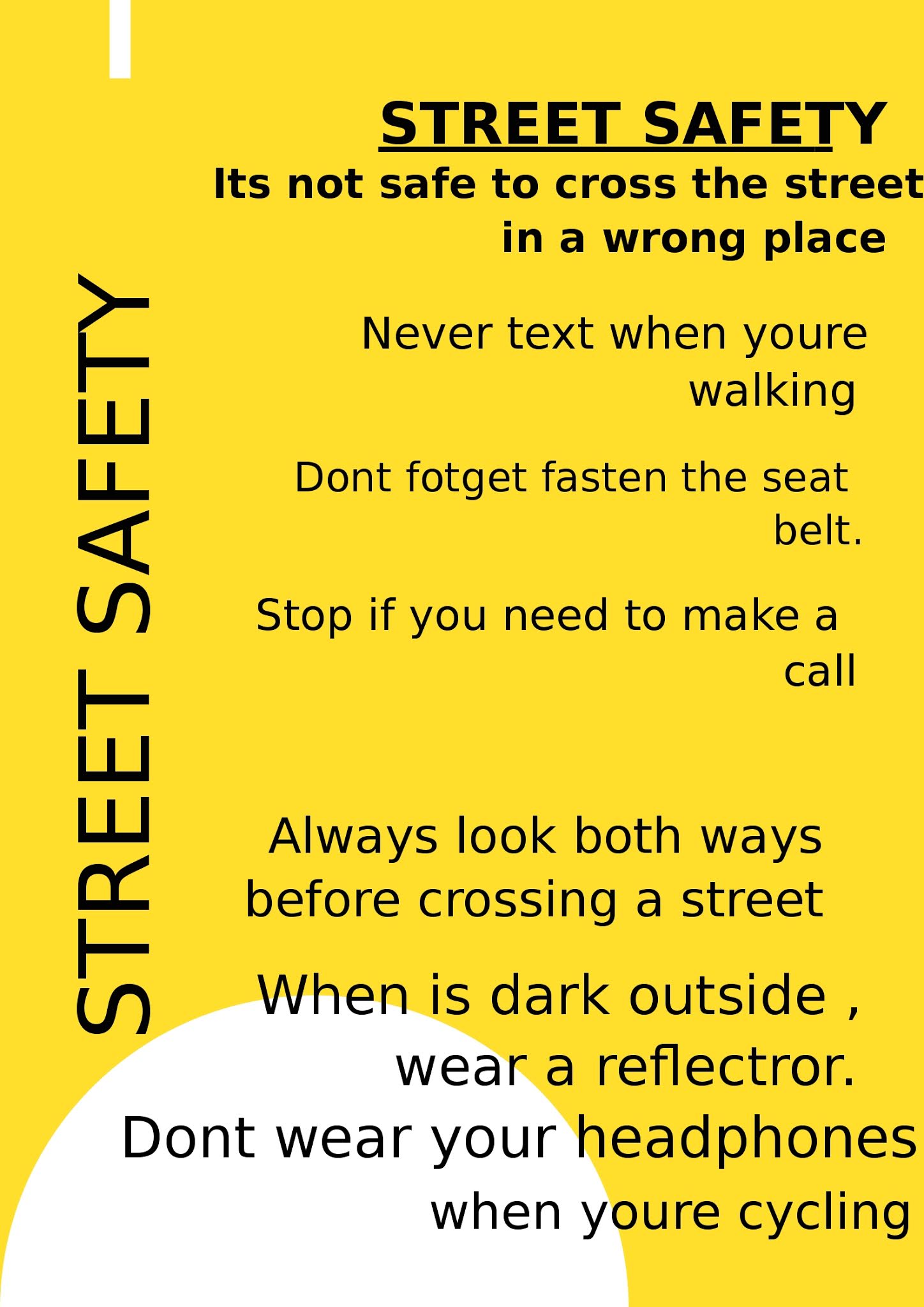 ENGLISH IS EASY! ENGLISH IS OK!: HOW TO BE SAFE IN STREETS