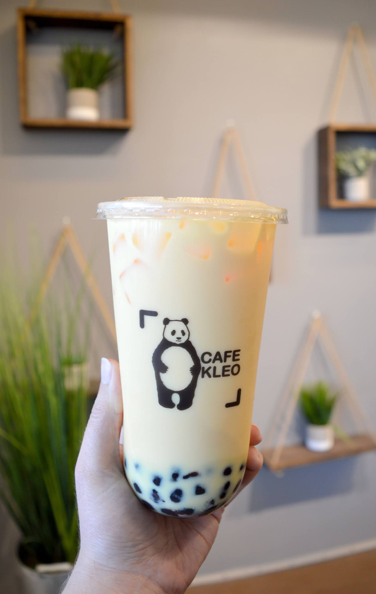 Bubble Waffles and Boba Tea at Cafe Kleo in Lynnwood