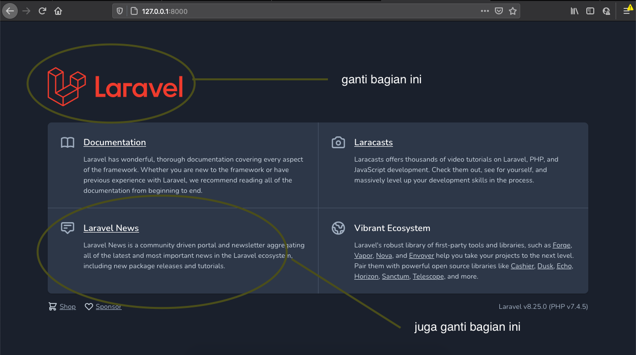 [TUTORIAL LARAVEL 8 UNTUK PEMULA ] CARA MENAMPILKAN DAN MENGGANTI ...