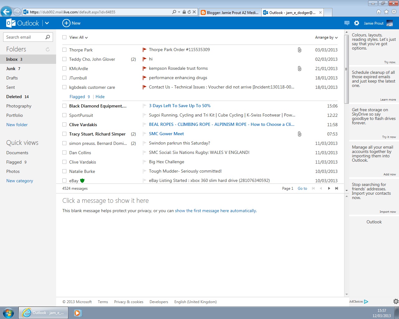 Jamie Prout A2 Media