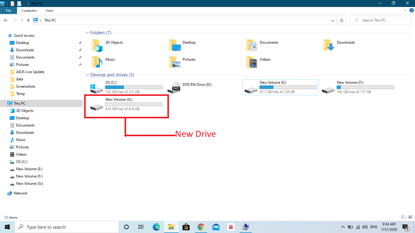 How to Create a New Drive in Windows 10 | Without Formatting | Local ...