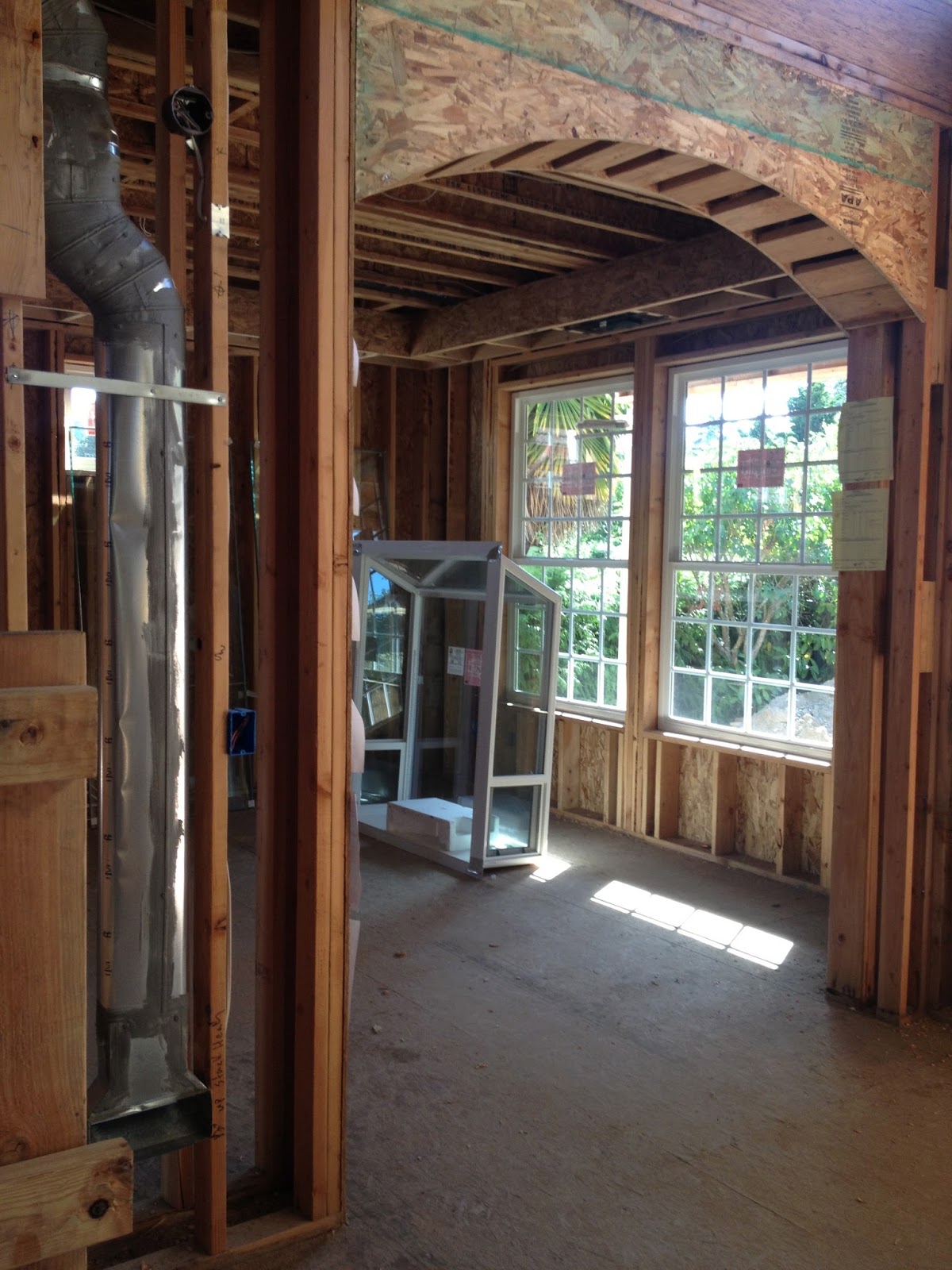 Sams Family Building Project: Front Door Framing Arrived Today....